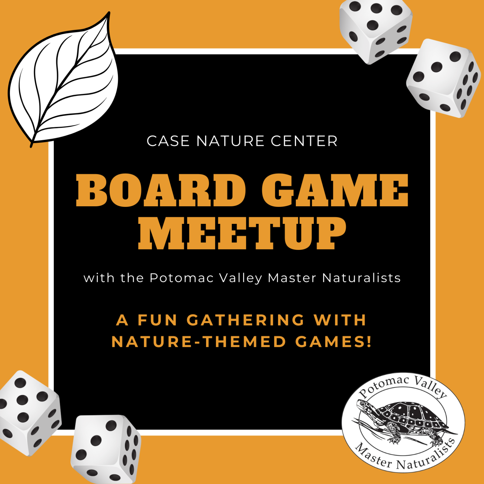 Board Game Meetup at the Case Nature Center – Potomac Valley Audubon ...